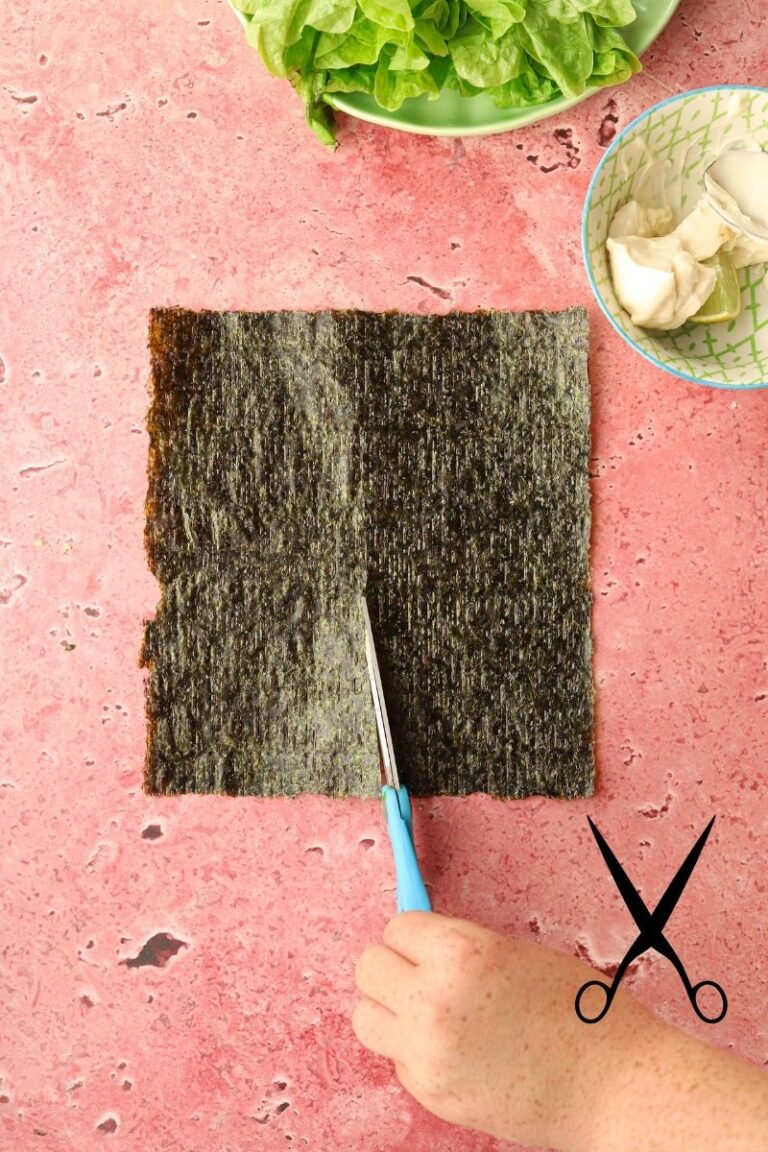 EASY NORI SUSHI WRAPS (WITHOUT FISH) - Delciously Nikki