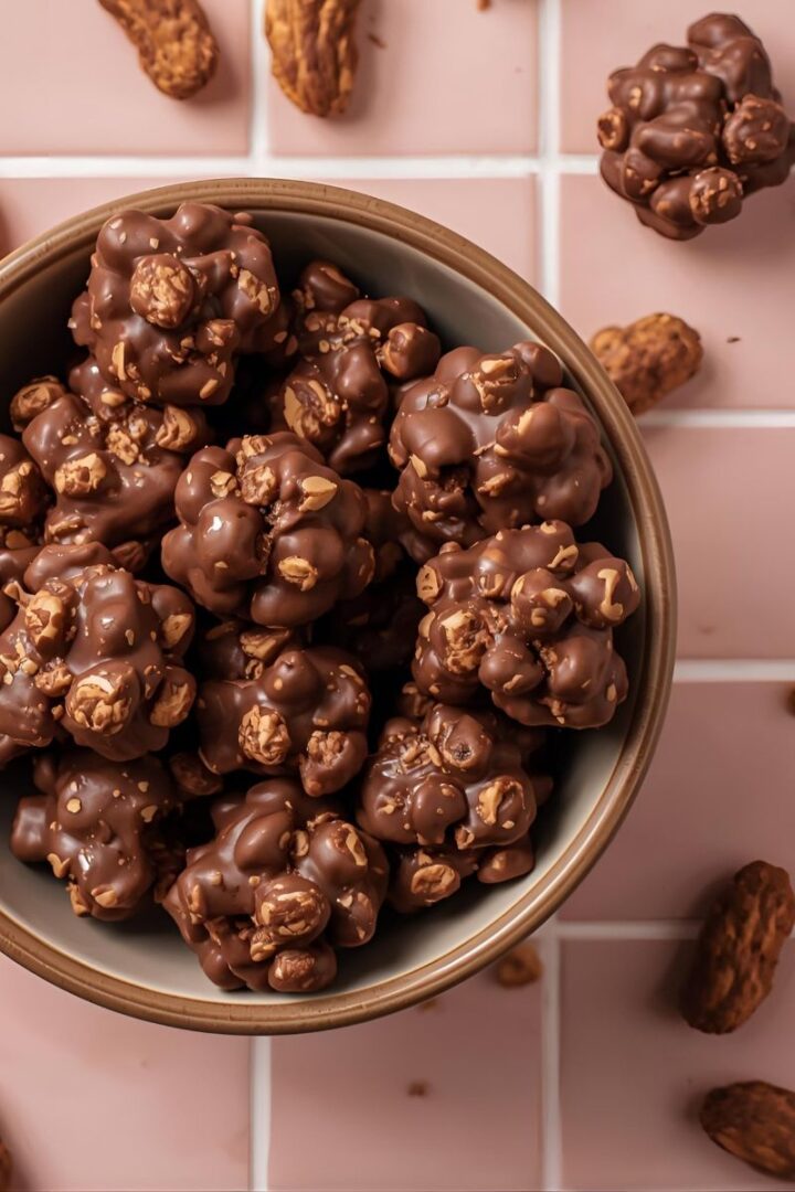 NUT CLUSTERS (3 INGREDIENTS + 5 MINUTES!) - Delciously Nikki